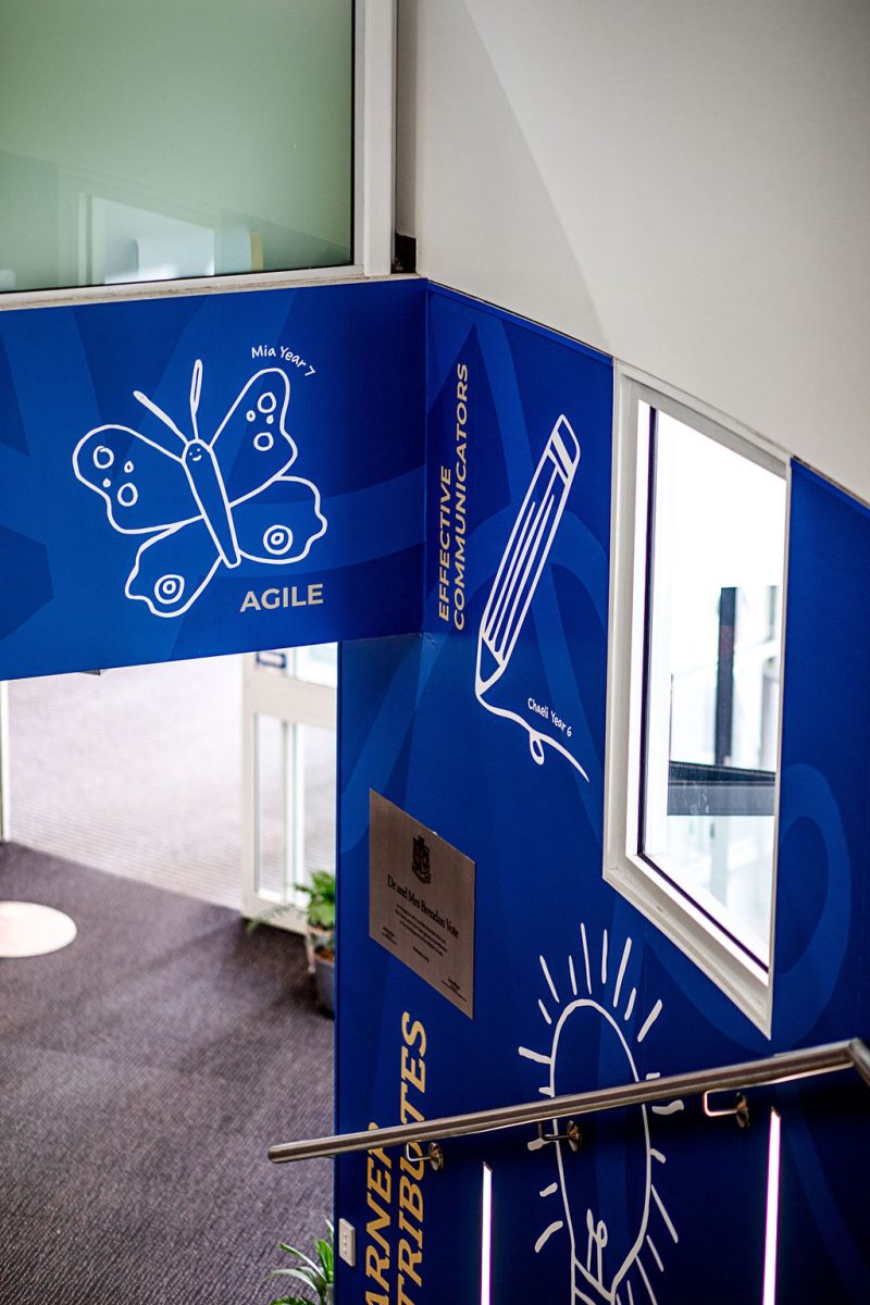Scotch Oakburn College - Wall Wraps - Flying Colours Group Tas Group Tas