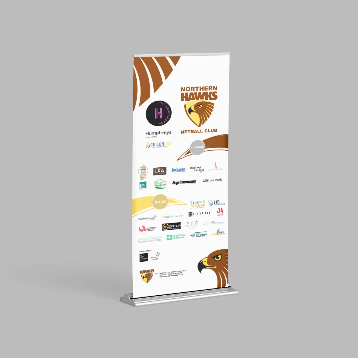 Pull up Banners - Flying Colours Group Tas Group